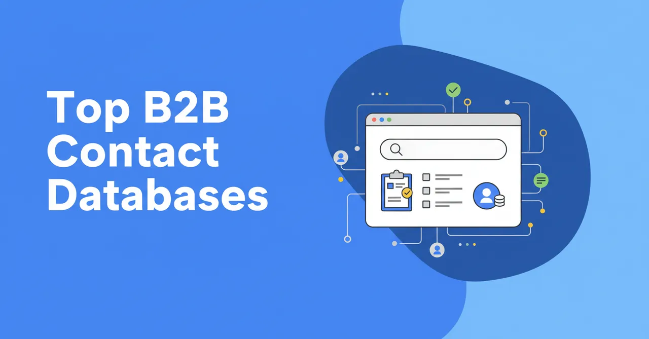 Top B2B contact databases: A founder’s guide to powering sales & marketing