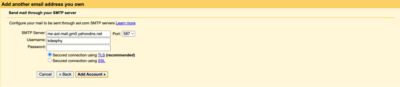 Configuring and Troubleshooting Your AOL SMTP Server